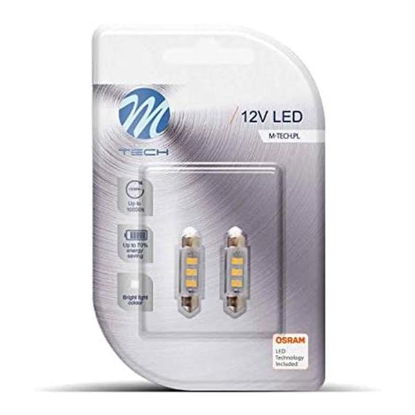 LED diode LB091W (C5W, 41MM, 6XSMD2835) M-TECH