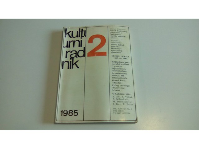 Kulturni radnik 2 1985.