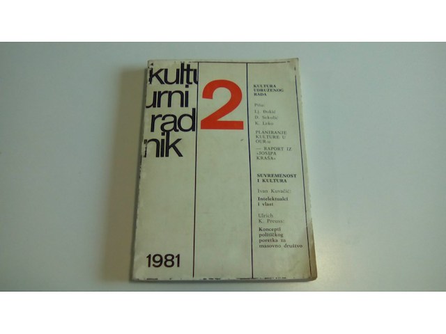 Kulturni radnik 2  1981.