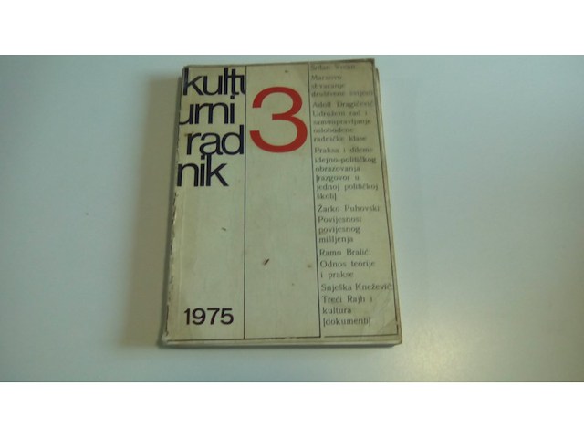 Kulturni radnik 3 1975.