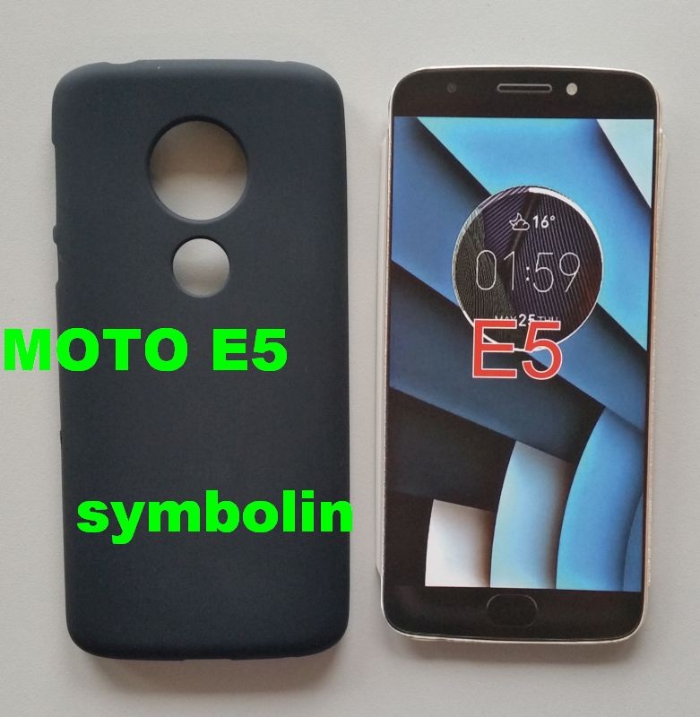 TPU Pudding maska za Motorola MOTO E5, G6 Play, crna