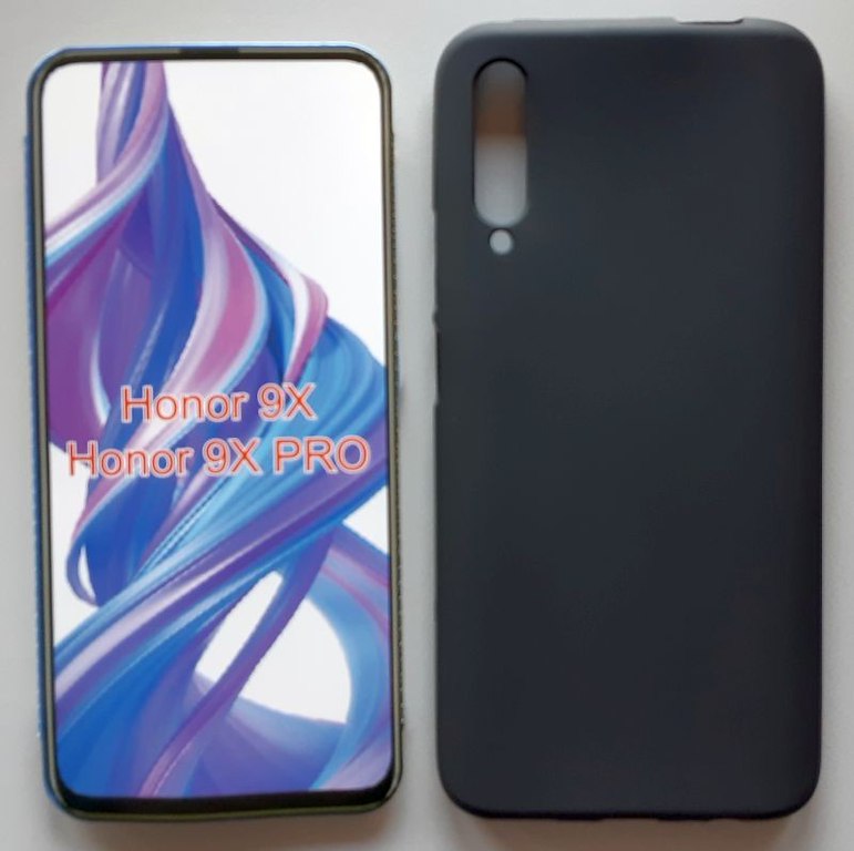 TPU maska PUDDING za za Huawei P smart Pro 2019, Honor 9X (China) 2019 (6.59") crna ili bela