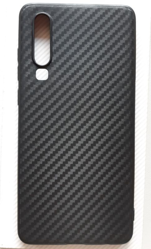 TPU CARBON 0.3 ultra tanka maska za Huawei P30 2019 (6.10") crna