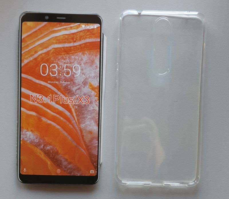 TPU 0.3MM ULTRA TANKA MASKA ZA NOKIA 3.1 PLUS 2018, NOKIA X3 (6.0") PROVIDNA