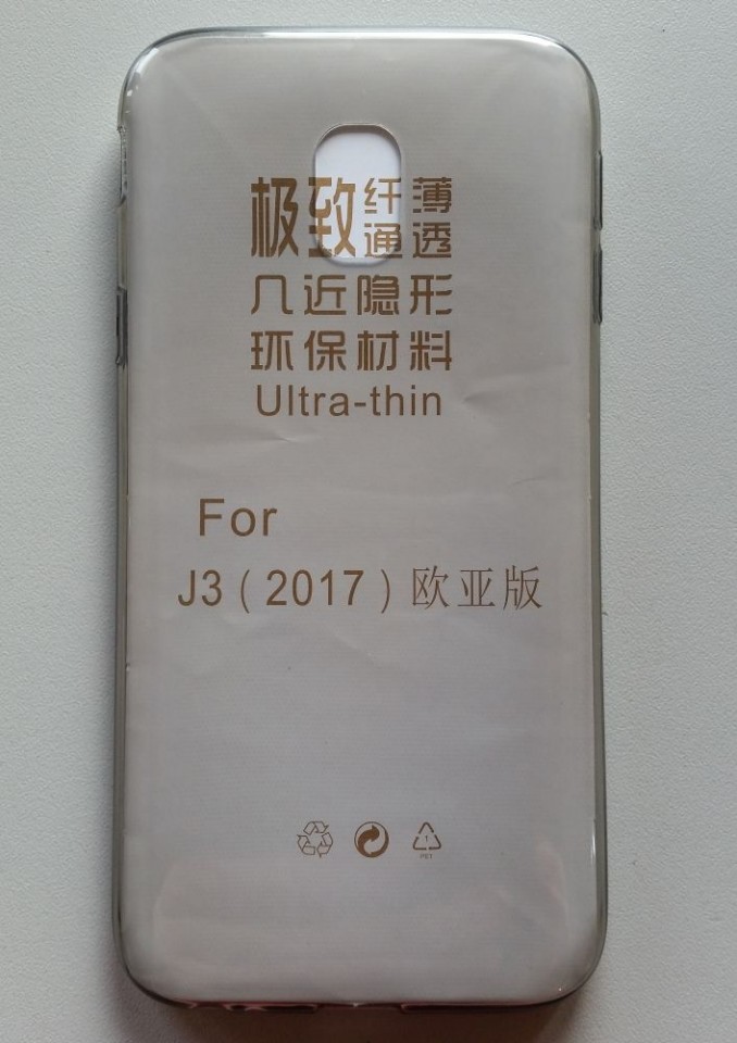 TPU maska 0,3mm za SM-J330F GALAXY J3 2017 smoke