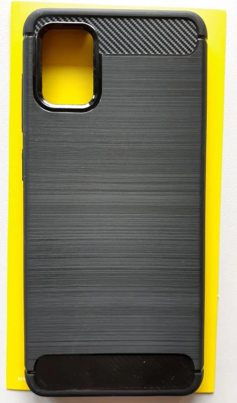 TPU maska BRUSHED za Samsung SM-A315F, Galaxy A31 2020 (6.4") crna