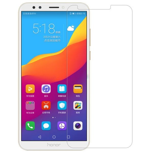 Zaštitno, kaljeno staklo Tempered glass za Huawei Honor 7C 2018, Y7 Prime 2018 (5.99") RAVNO