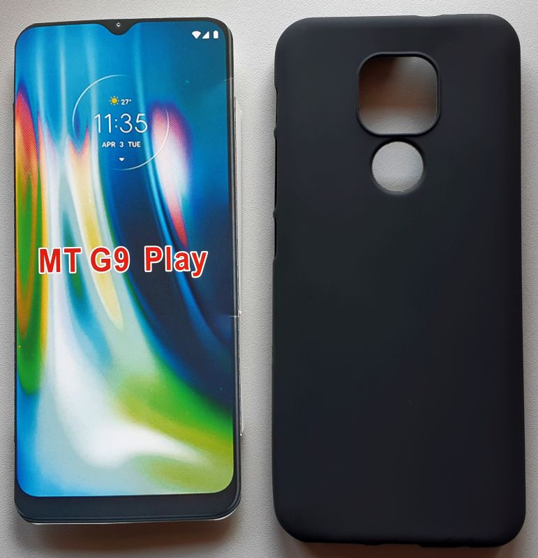 TPU maska PUDDING za Moto G9 Play 2020 (6.5") crna