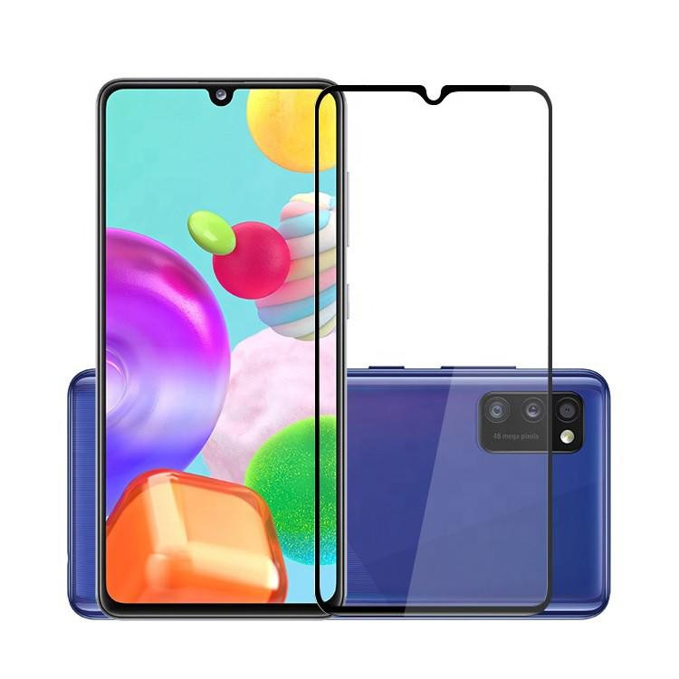 Zaštitno, kaljeno staklo 5D Full Glue za Samsung SM-A415F, Galaxy A41 2020 (6.7") crni rub