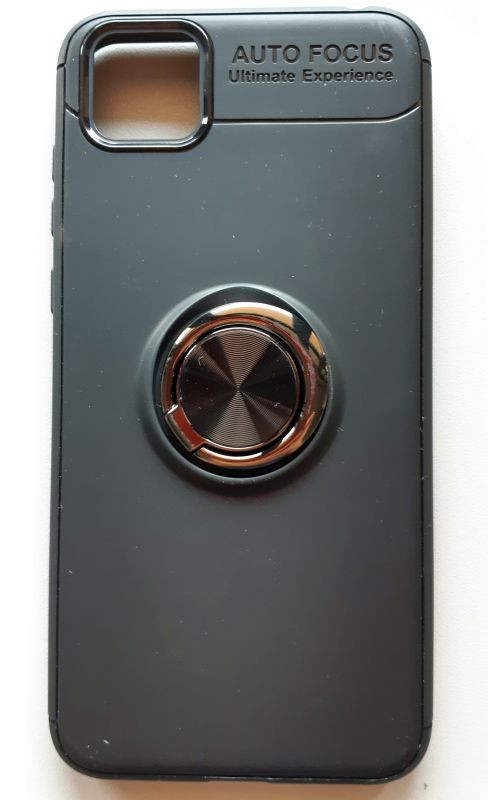 TPU maska Magnet RING za Huawei Y5p 2020, Honor 9S 2020 (5.45") crna