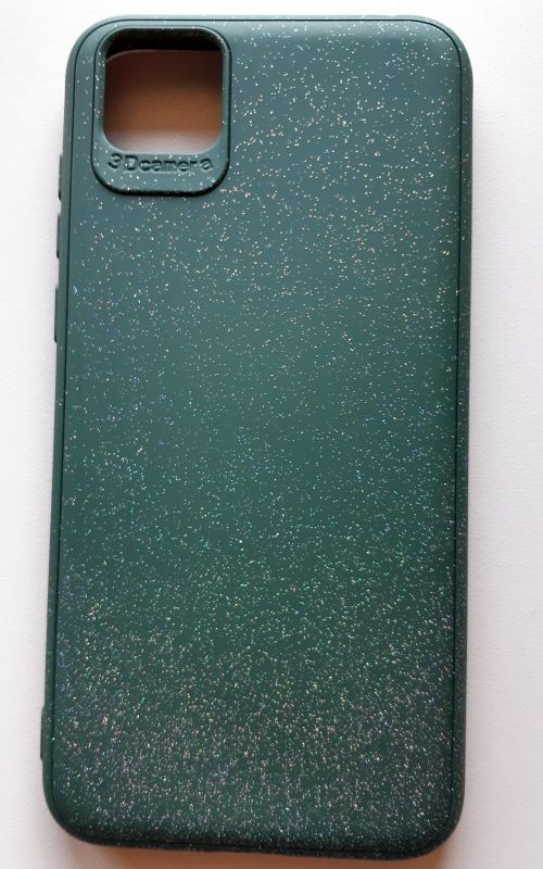 TPU maska SKIN GLITTER za Huawei Y5p 2020, Honor 9S 2020 (5.45") tamno zelena