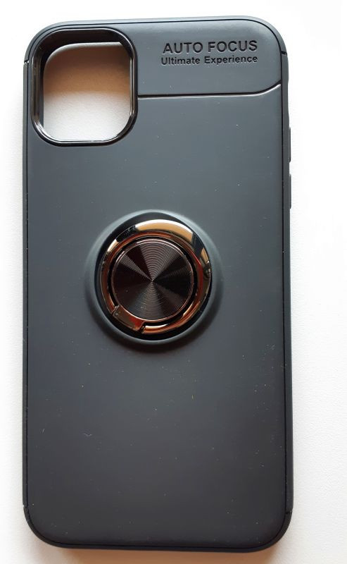 TPU maska MAGNET RING za iPhone 11 2019 (6.1") crna