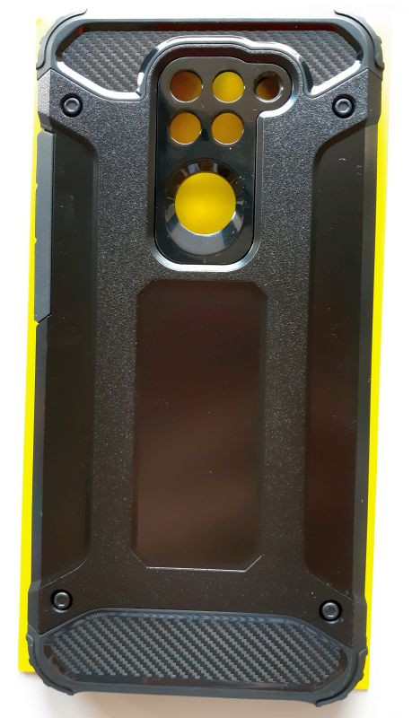 TPU maska DEFENDER za Xiaomi Redmi Note 9 2020 (6.53") crna