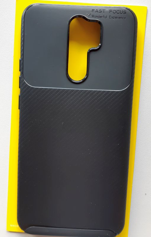 TPU maska CARBON za Xiaomi Redmi 9 2020 (6.53") crna