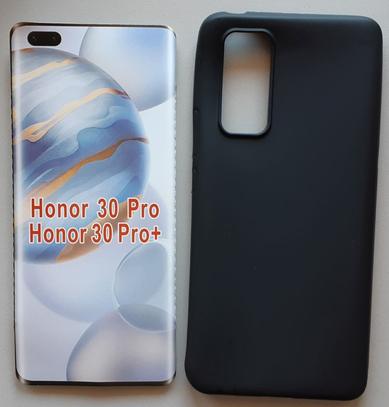 TPU maska Pudding za Huawei Honor 30 Pro 2020, Honor 30 Pro+ 2020 (6.57") crna