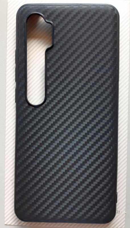 TPU maska CARBON za Xiaomi Mi Note 10, Mi Note 10 PRO 2019 (6.47") crna