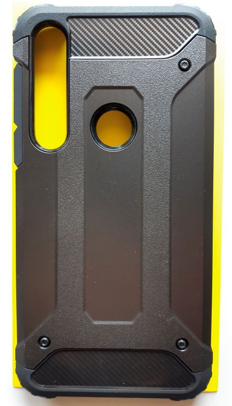 TPU maska DEFENDER za Moto G8 PLUS 2020 (6.3") CRNA