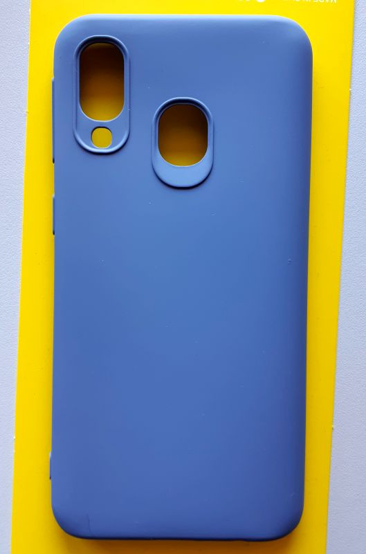 TPU MASKA SKIN COLOR ZA SAMSUNG SM-A405F GALAXY A40 2019 (5.9") PASTELNO LJUBIČASTA