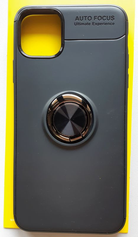 TPU MAGNET RING MASKA ZA IPHONE 11 PRO MAX 2019 (6.5") CRNA