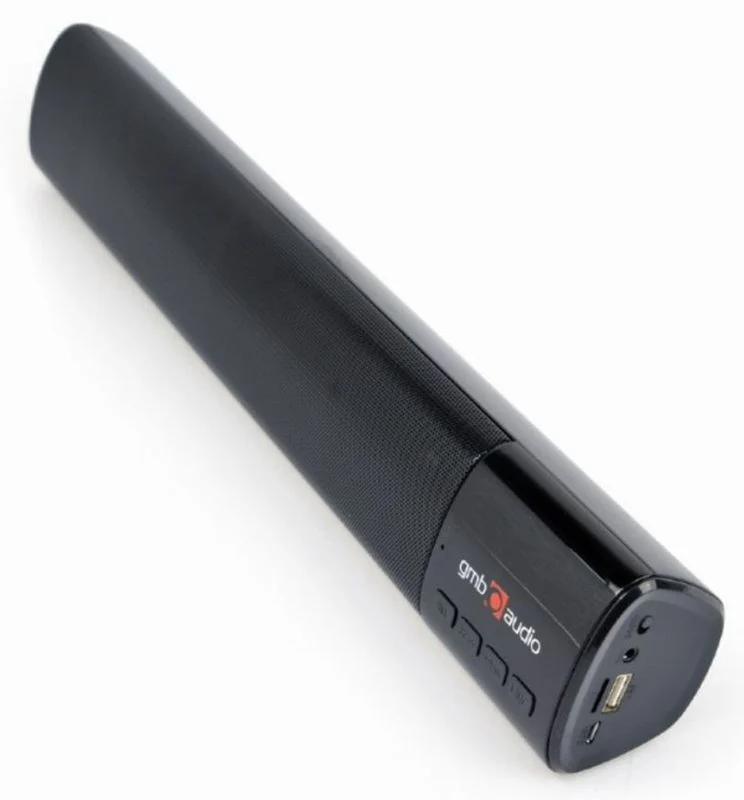 Bluetooth zvučnik soundbar Gembird SPK-BT-BAR400-01, 2x5W USB, SD, AUX, mikrofon, black