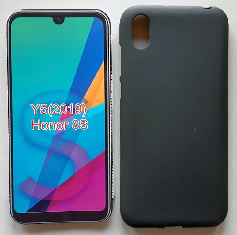 TPU maska PUDDING za Huawei Y5 2019, Honor 8S, AMN-LX9 (5.71") crna