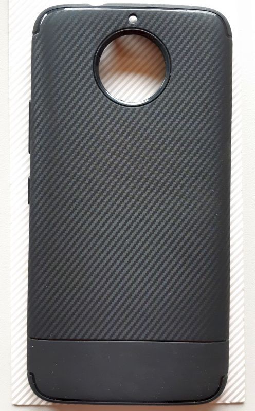 TPU maska CARBON za Motorola Moto G6 plus (5.9") 2018, crna