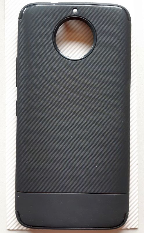 TPU MASKA CARBON ZA MOTOROLA MOTO G6 PLUS (5.9") 2018, CRNA