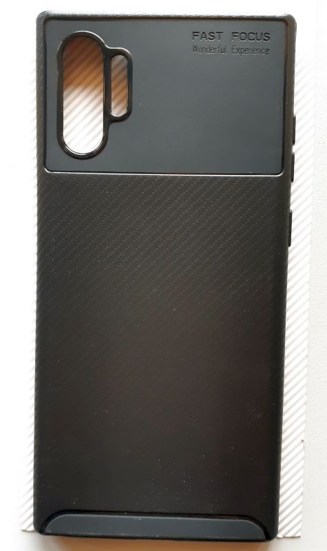 TPU maska CARBON za Samsung SM-N975F, Galaxy Note 10 Pro 2019 (6.8") crna