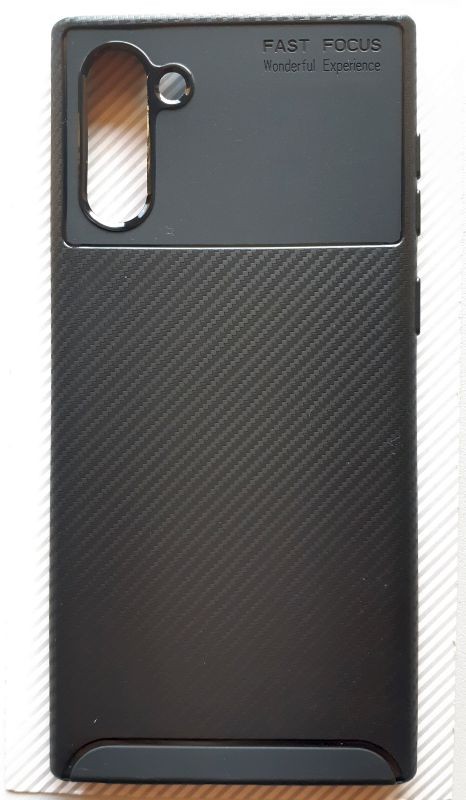 TPU MASKA CARBON ZA SAMSUNG SM-N970F, GALAXY NOTE 10 2019 (6.3"), CRNA