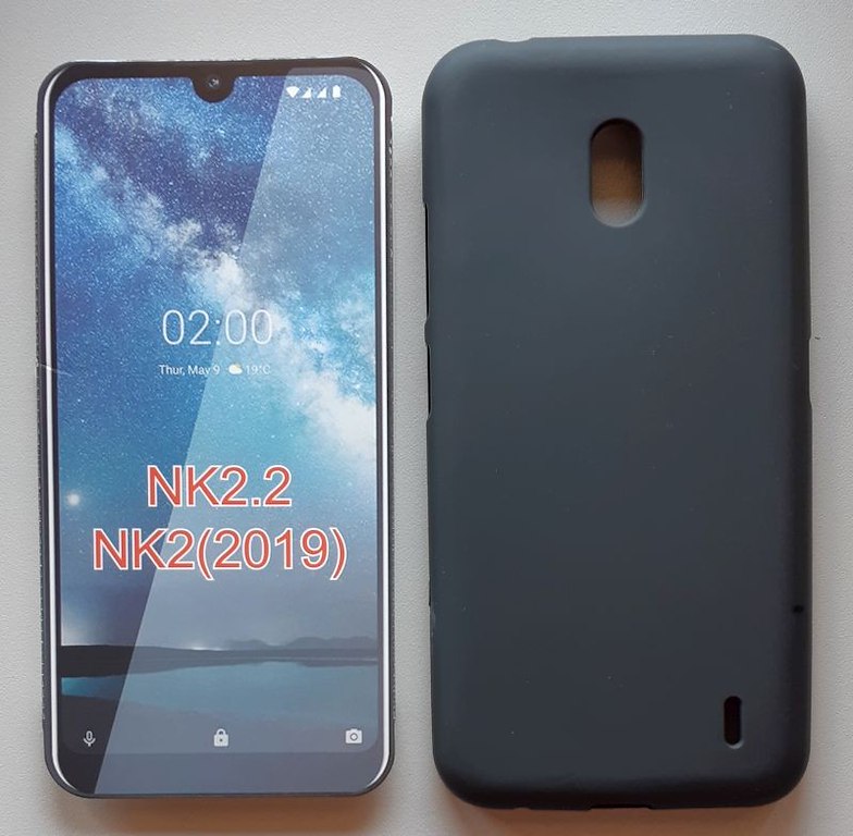 TPU maska Pudding za Nokia 2.2 2019 (5.71"), crna/bela