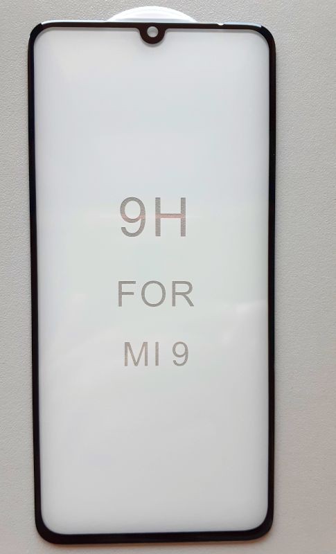 ZAŠTITNO, KALJENO STAKLO 5D FULL GLUE ZA XIAOMI MI 9 2019 (6.39"),CRNI RUB
