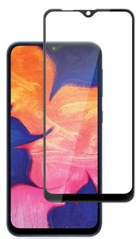 Zaštitno, kaljeno staklo 5D Full Glue za Samsung Galaxy A10 2019 (6.2") crni rub