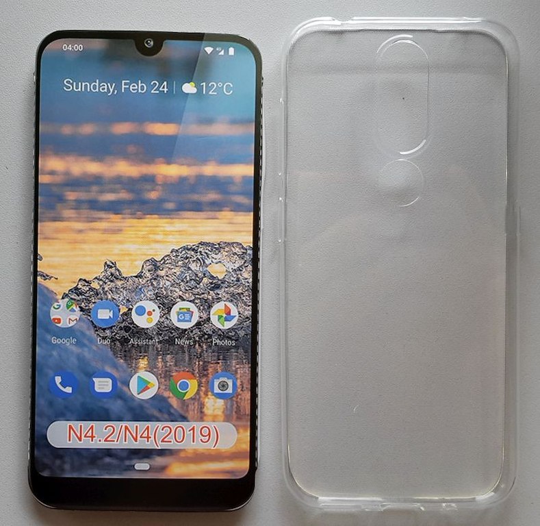 TPU maska 0.3mm ultra tanka za Nokia 4.2 2019 (5.71") crna