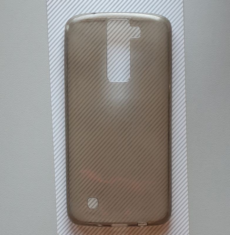 TPU 0.3mm ultra tanka maska za LG K8 K350N (5.0") 2016, smoke