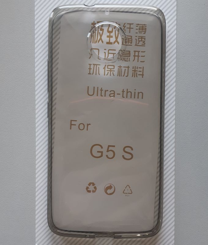 TPU 0.3mm ultra tanka maska za Motorola Moto G5S XT1793 (5.2") 2017, dim providna