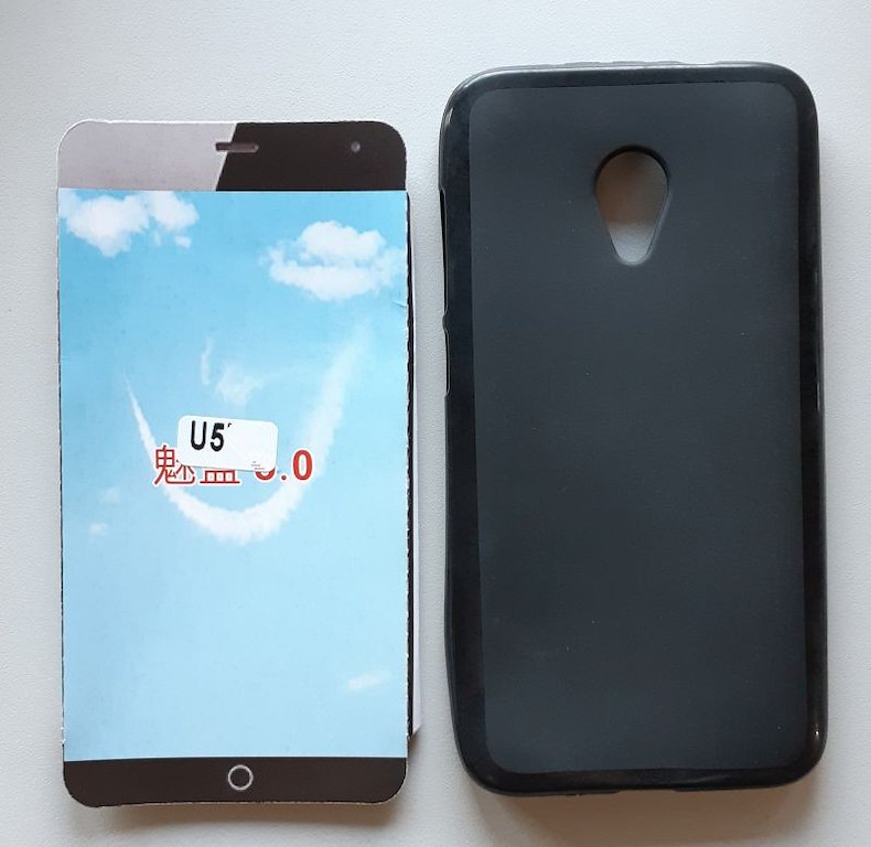 TPU PUDDING MASKA ZA OT-5044, ALCATEL U5 2017 (5.0") CRNA ILI BELA