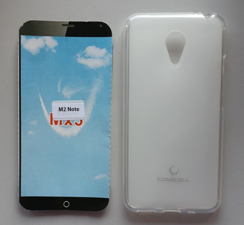 TPU Pudding maska za MEIZU M2 NOTE (5.5") 2015, mat bela