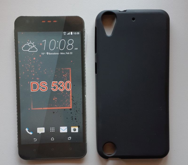 TPU PUDDING MASKA ZA HTC DESIRE 530, DESIRE 626, DESIRE 630 (5.0") 2016, CRNA