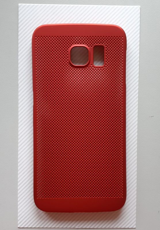 TPU maska BREATH za Samsung Galaxy S6 Edge 2015, SM-G925F, crvena