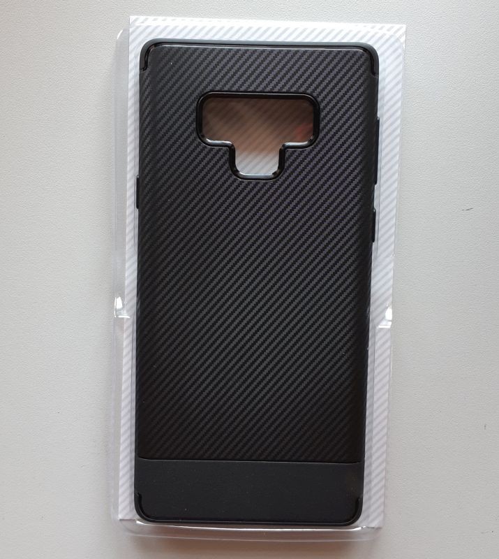TPU/PC CARBON maska za SM-N960F Galaxy Note 9 2018, crna