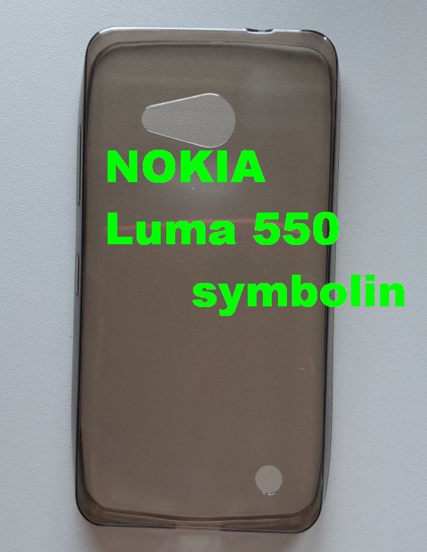 Silikonska maska TPU 0,3MM za 550 LUMIA, dim providna