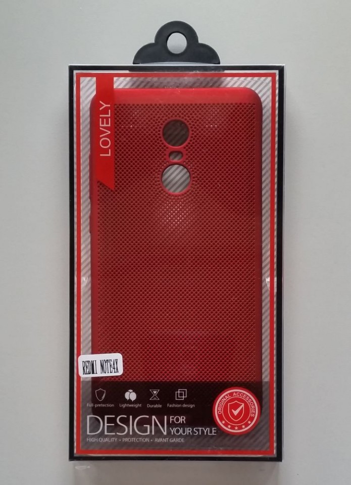 Maska TPU Breath ZA REDMI NOTE 4X red