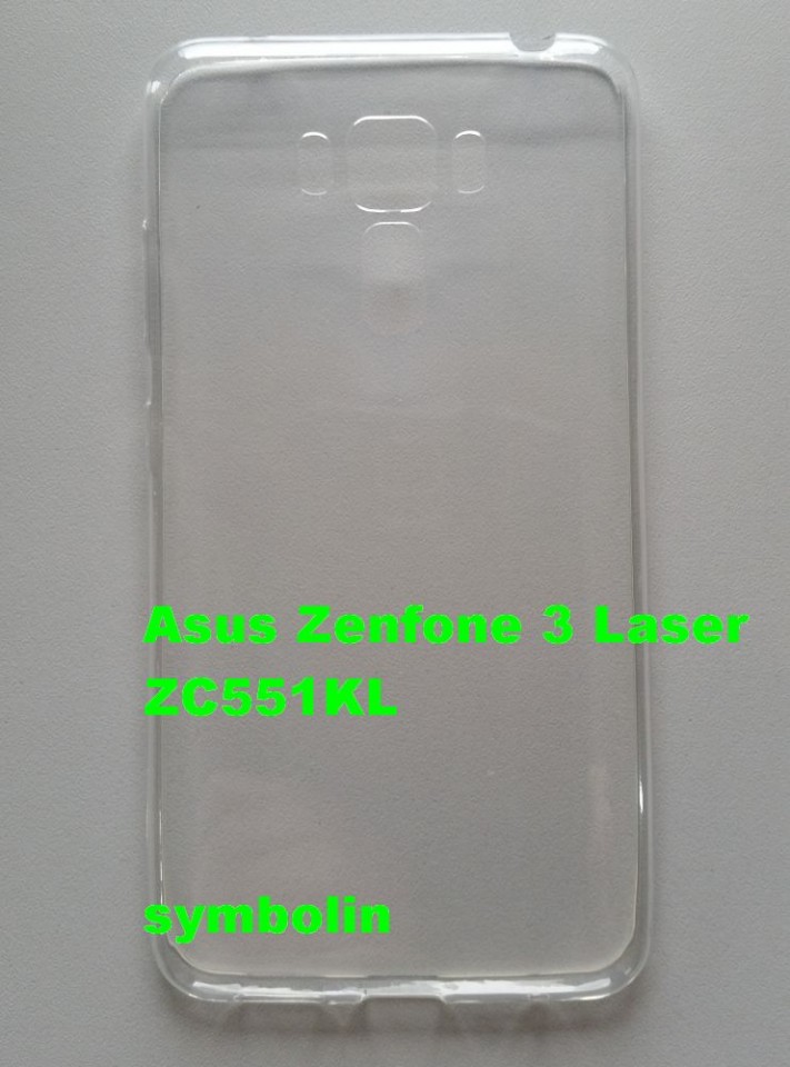 Maska TPU 0,3MM Asus Zenfone 3 Laser ZC551KL providna