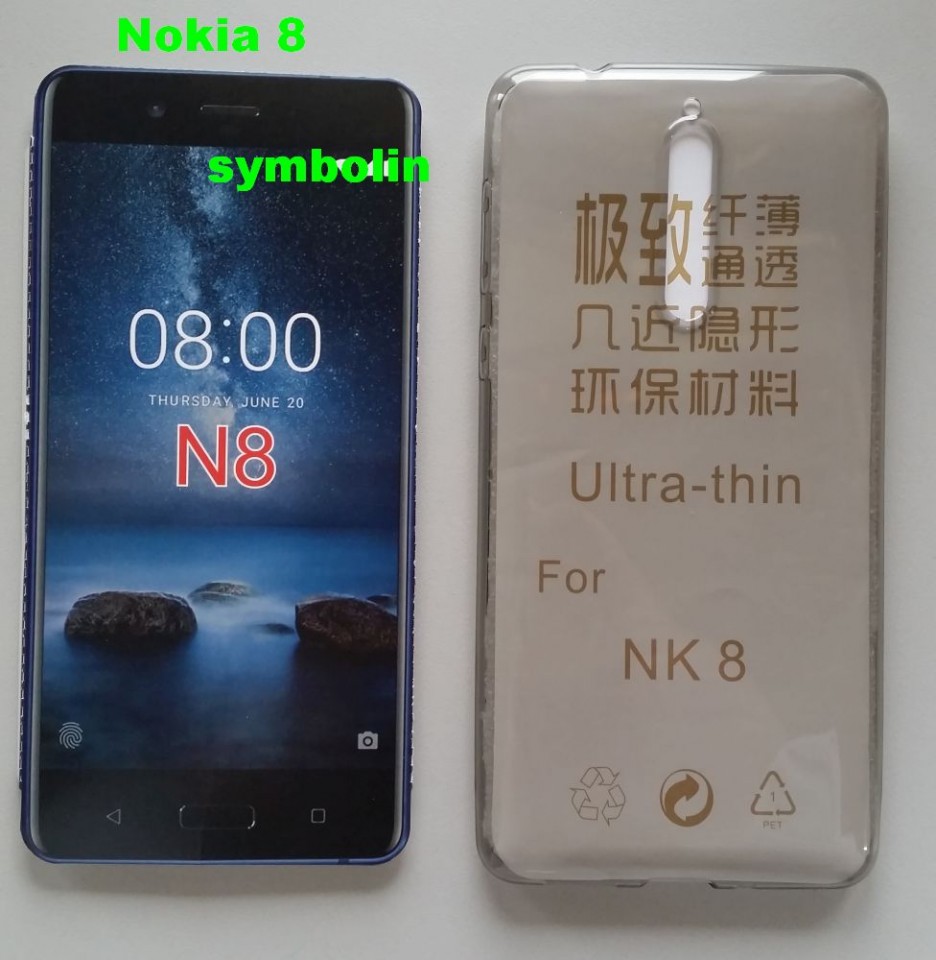 TPU maska za Nokia 8 dim providna