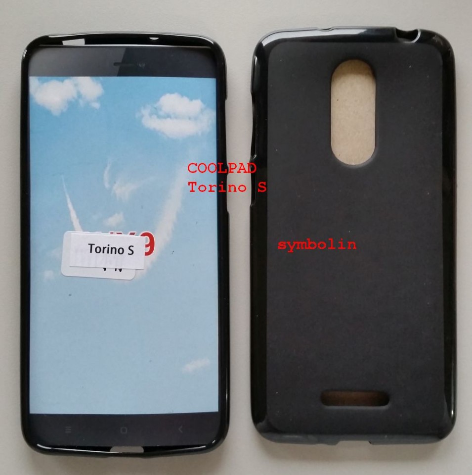 TPU PUDDING maska za Coolpad Torino S (4.7") 2016, crna