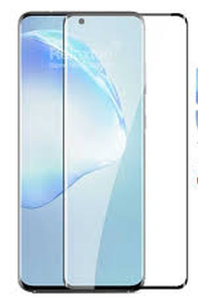 Zaštitno staklo 5D FULL GLUE za Samsung Galaxy S20 Ultra 2020 (6.9") zakrivljeno, crni rub