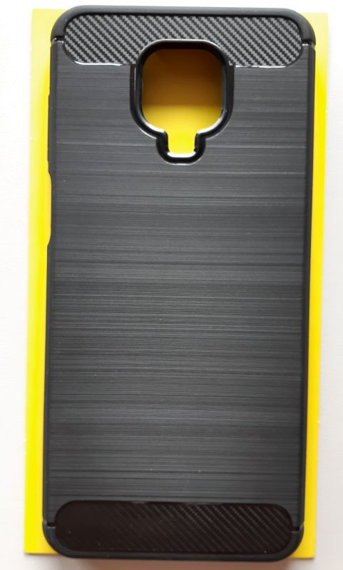 TPU maska BRUSHED za Xiaomi Redmi Note 9 Pro 2020, Redmi Note 9S (6.67") crna