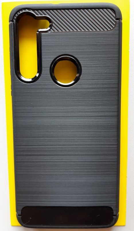 TPU maska BRUSHED za Moto G8 2020 (6.4") crna