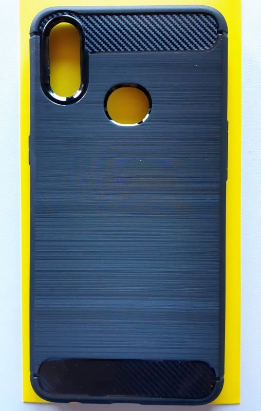 TPU maska BRUSHED za Samsung SM-J107F Galaxy A10S 2019 (6.2") crna