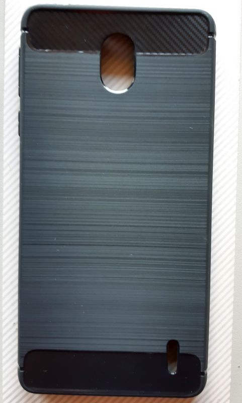 TPU MASKA BRUSHED ZA NOKIA 1 PLUS 2019 (5.45") CRNA ILI TEGET